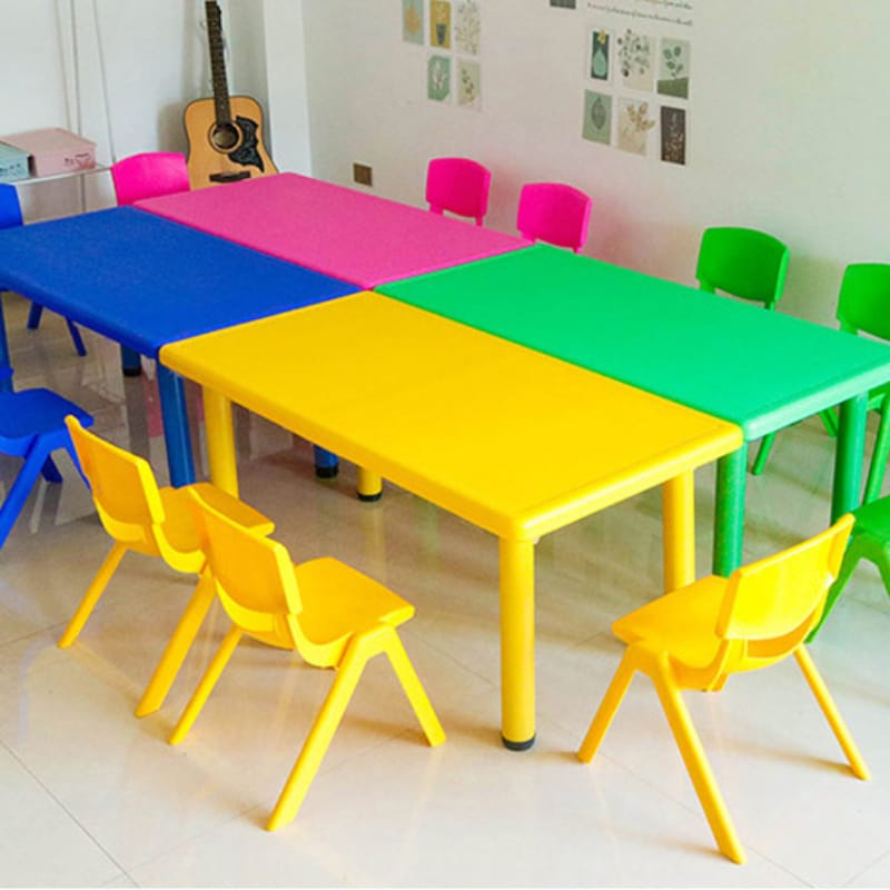 Plastic Colorful Table and Chair - Blessed Shop | Online Shopping ...